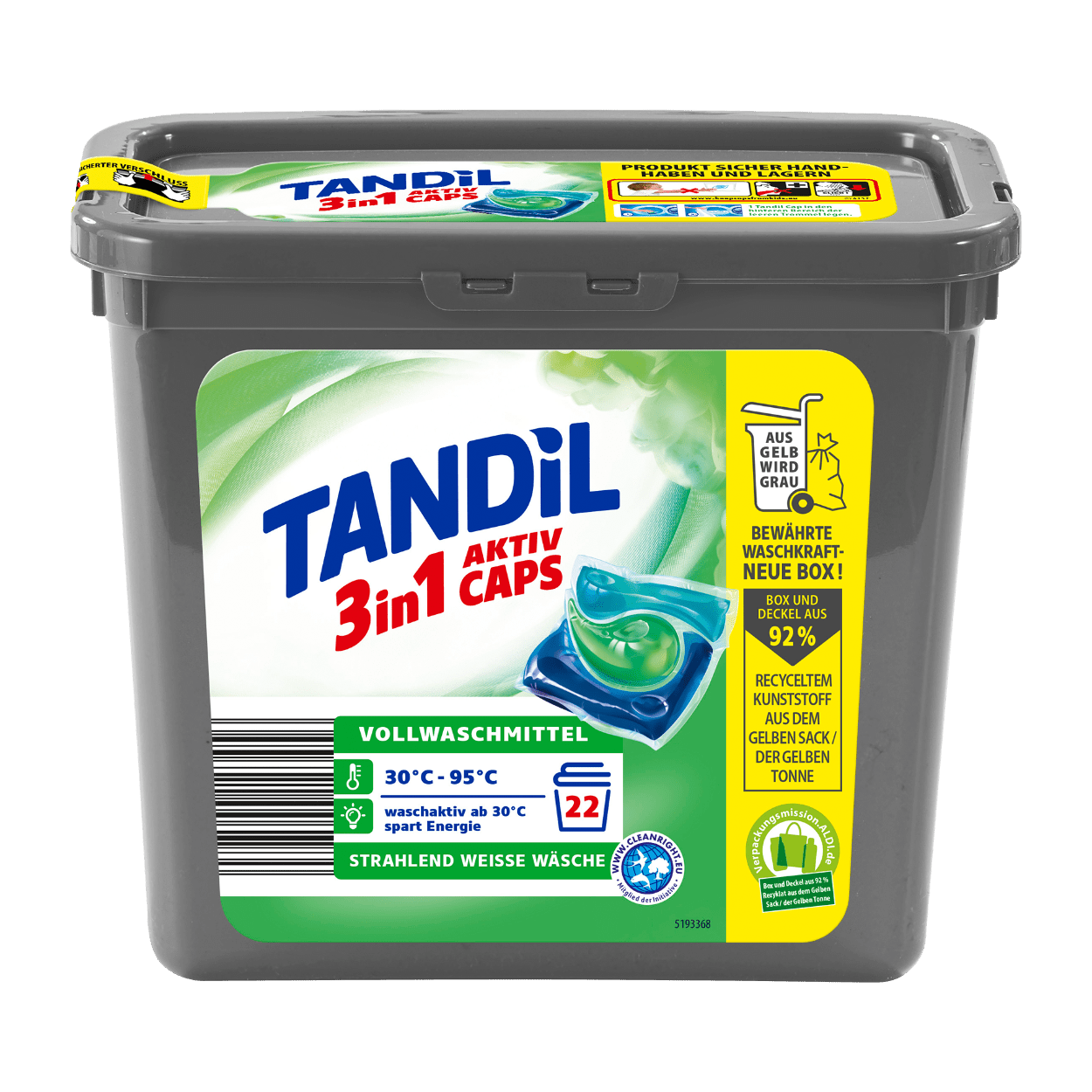 TANDIL 3 Kammern Caps günstig bei ALDI Nord