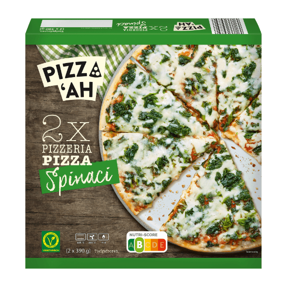 PIZZ'AH Pizza Funghi / Spinaci günstig bei ALDI Nord