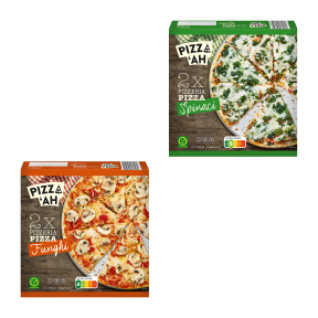 PIZZ'AH Pizza Funghi / Spinaci günstig bei ALDI Nord
