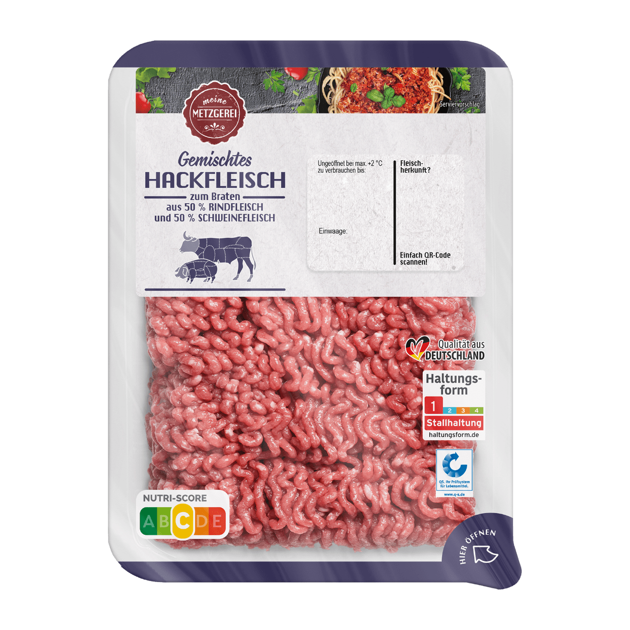 MEINE METZGEREI Gemischtes Hackfleisch günstig bei ALDI Nord
