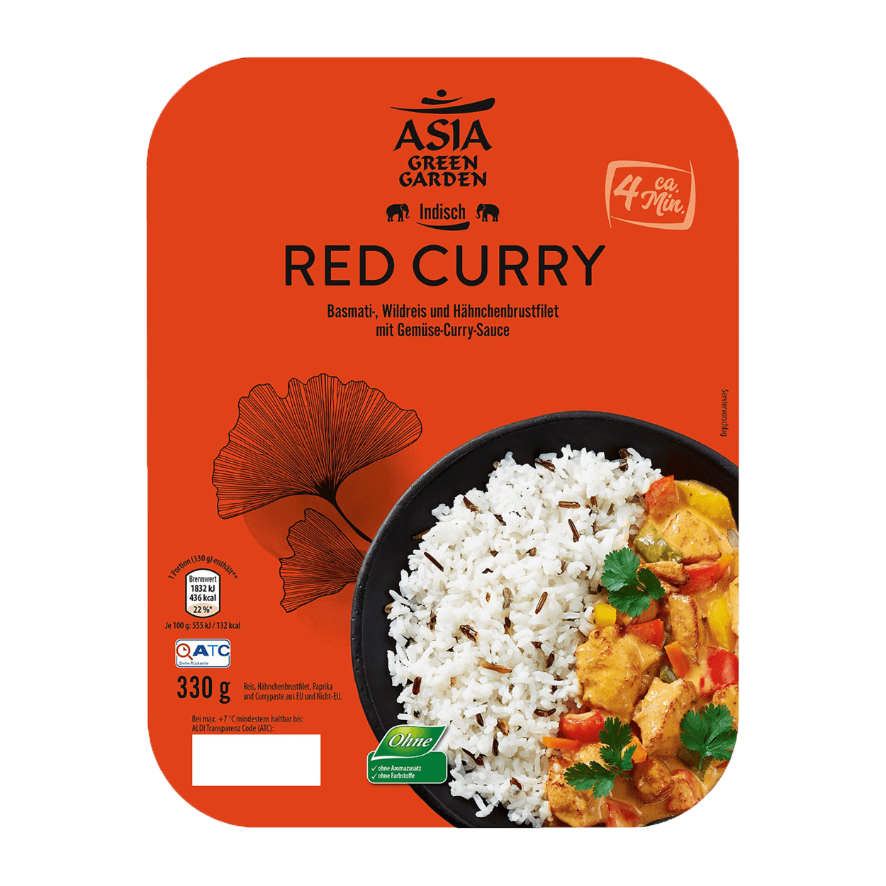 ASIA GREEN GARDEN Indisches Fertiggericht günstig bei ALDI Nord