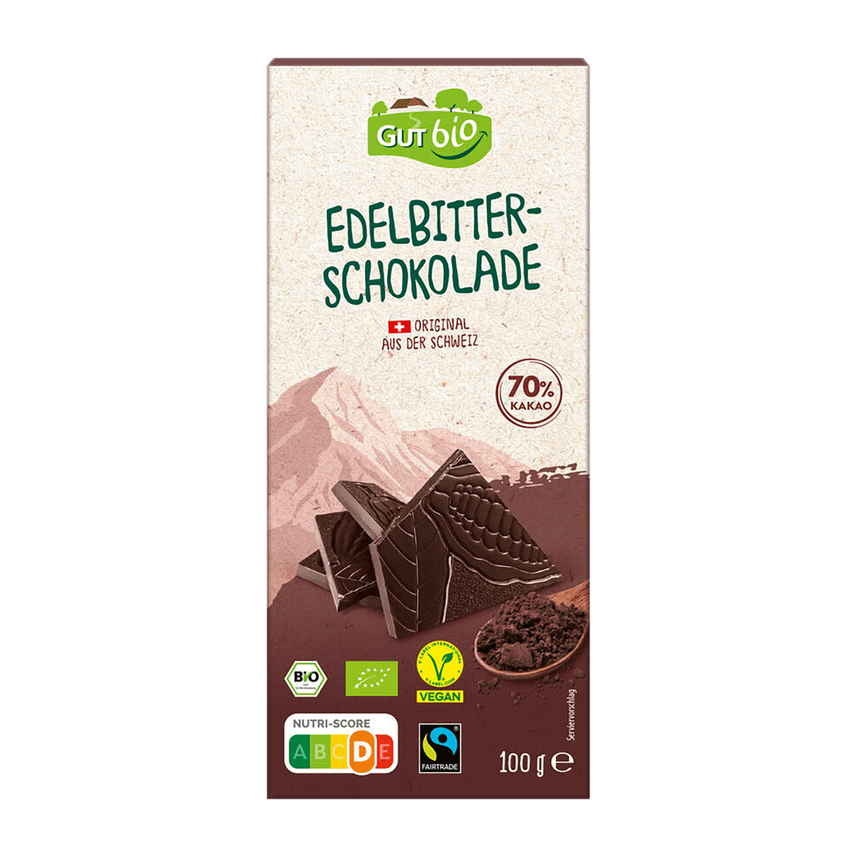 GUT BIO Bio-Schokolade, Fairtrade günstig bei ALDI Nord