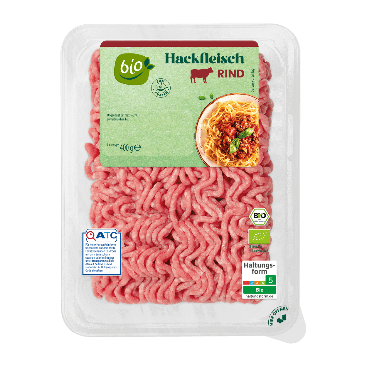 BIO Rinderhackfleisch günstig bei ALDI Nord