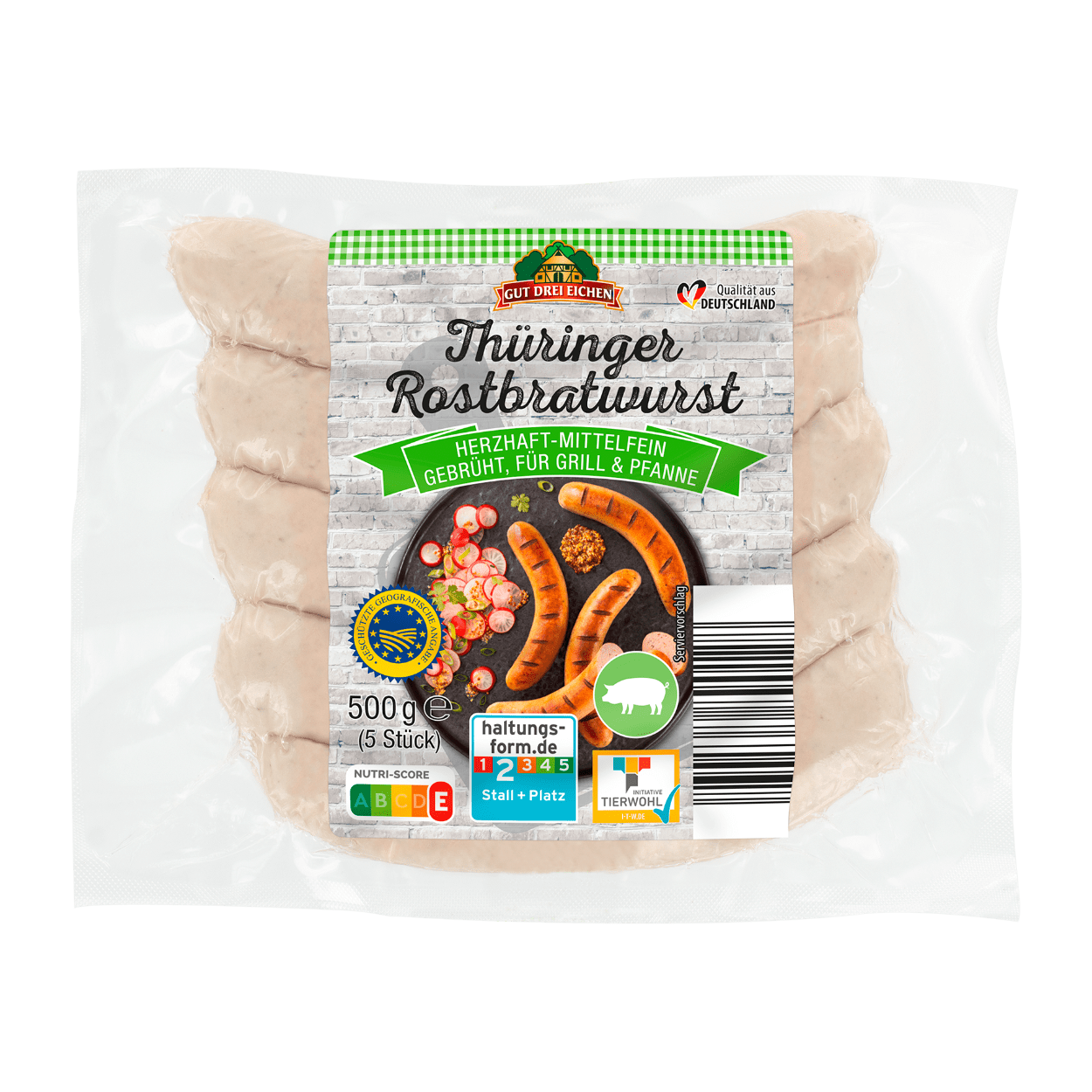 GUT DREI EICHEN Thüringer Rostbratwurst 500 g – ALDI Nord