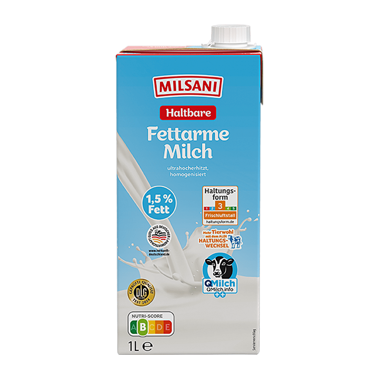 MILSANI Haltbare fettarme Milch günstig bei ALDI Nord