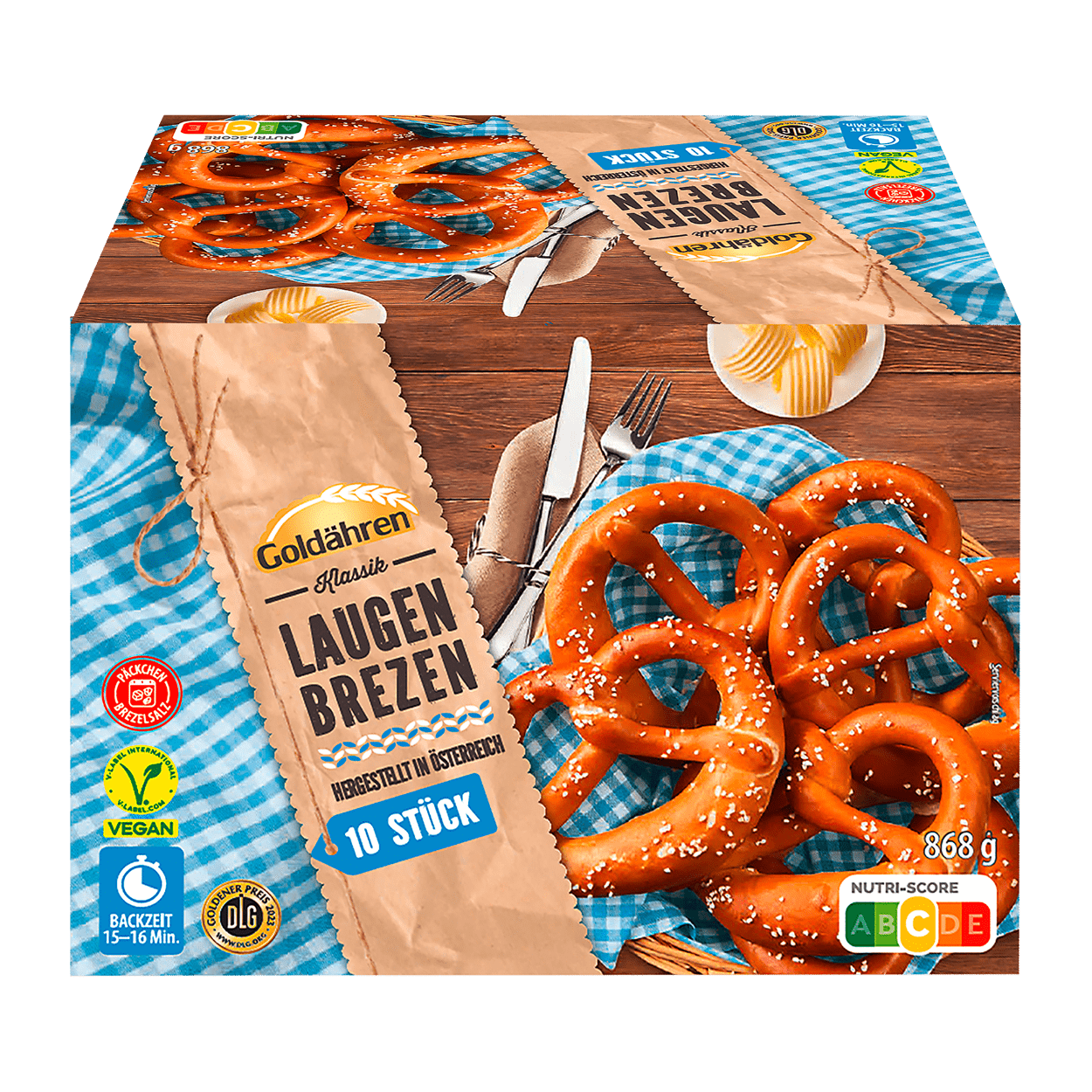 GOLDÄHREN Laugenbrezen /- Stangerl zum Aufbacken günstig bei ALDI Nord