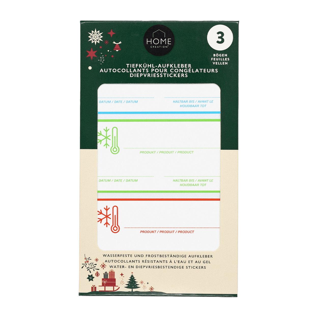 HOME CREATION Weihnachtssticker günstig bei ALDI Nord