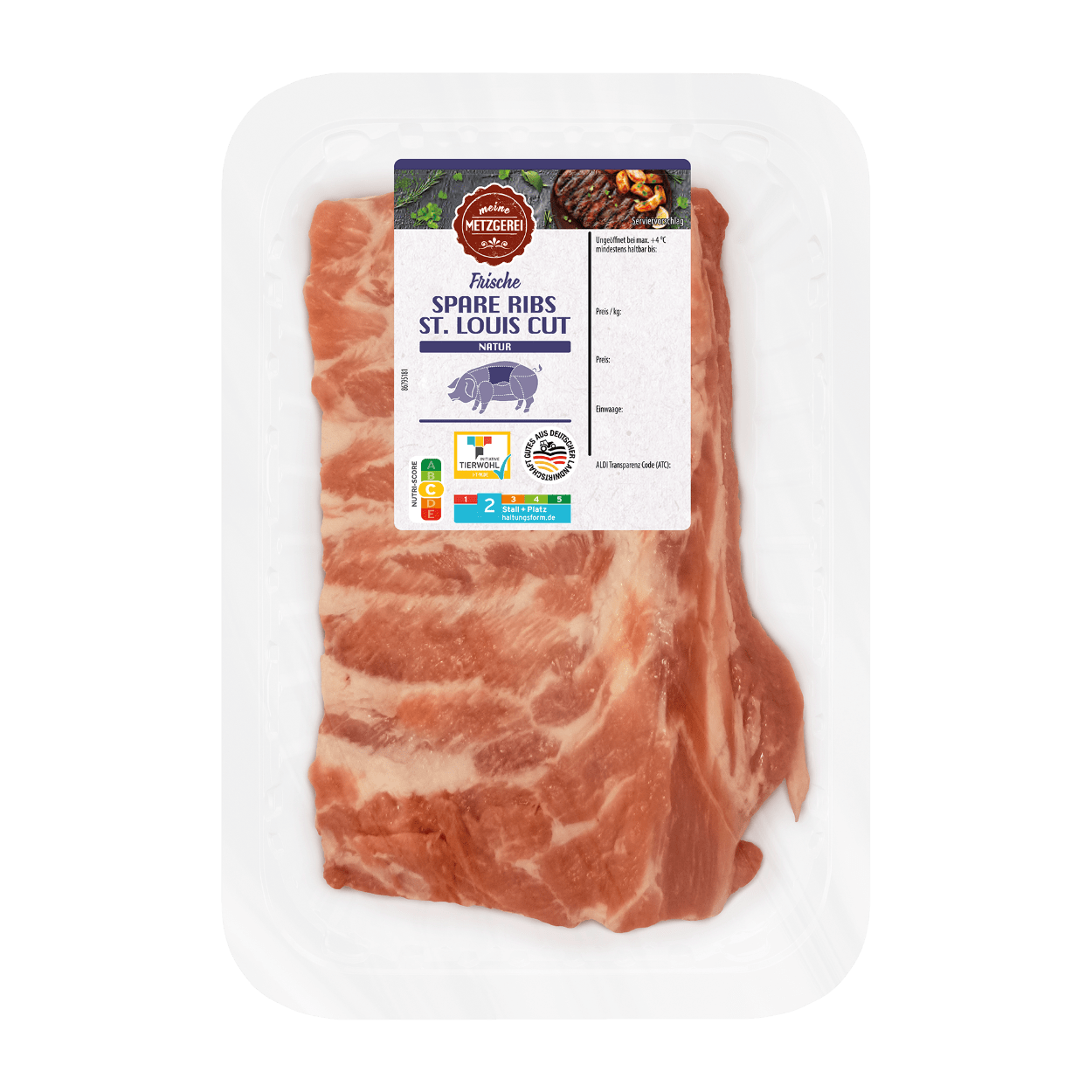 MEINE METZGEREI Spare Ribs St. Louis Cut – ALDI Nord