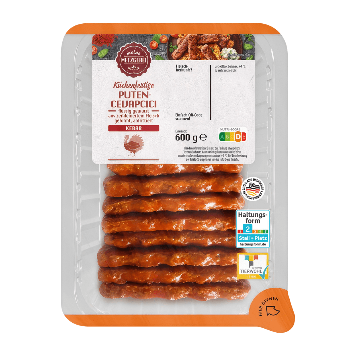 MEINE METZGEREI Puten-Cevapcici günstig bei ALDI Nord