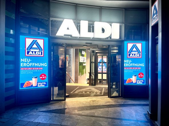 Direkte Innenstadtlage: ALDI Markt in Leipzig