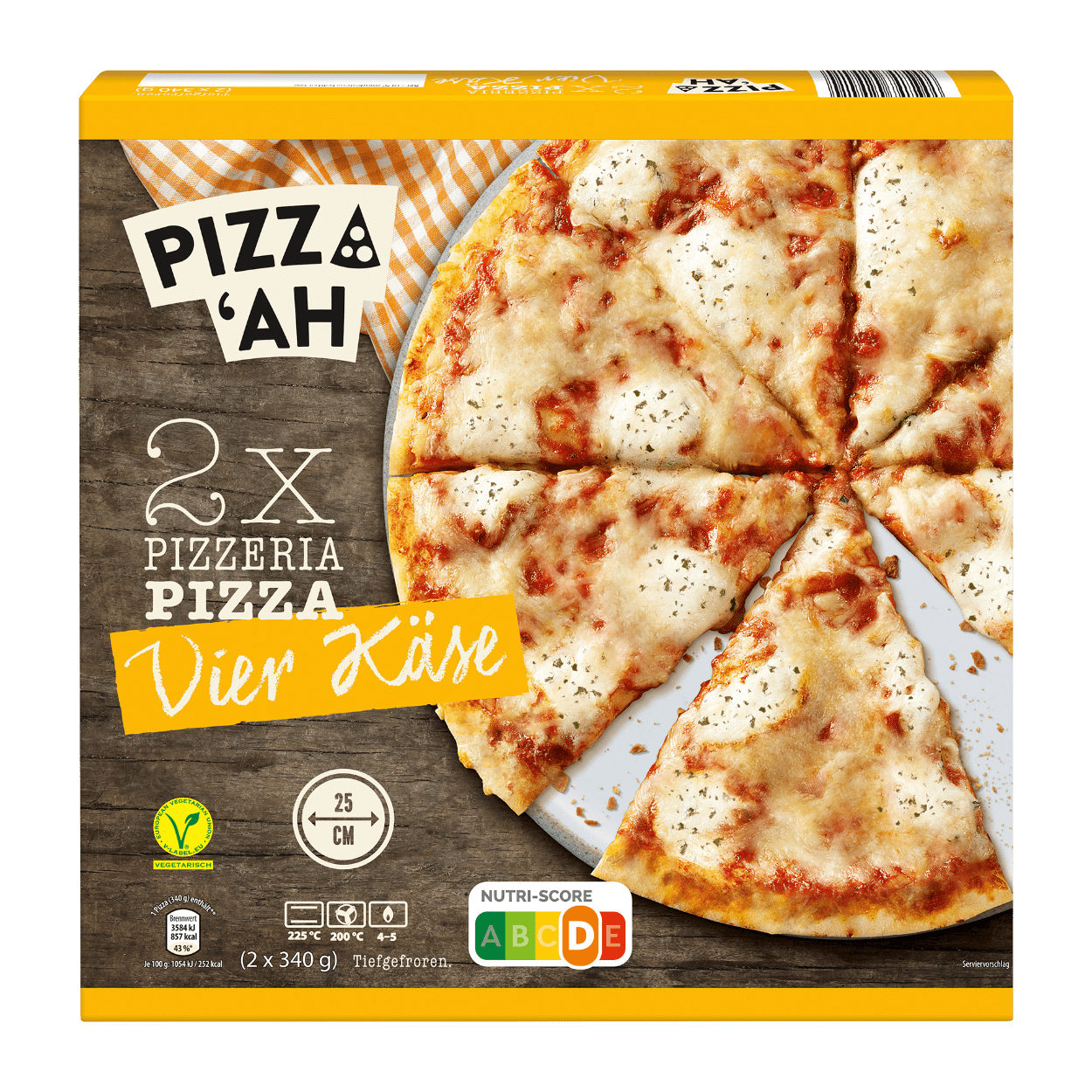 PIZZ'AH Pizza Vier Käse günstig bei ALDI Nord