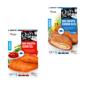 JACK'S FARM Mini Knusper-Schnitzel / Cordon Bleu günstig bei ALDI Nord