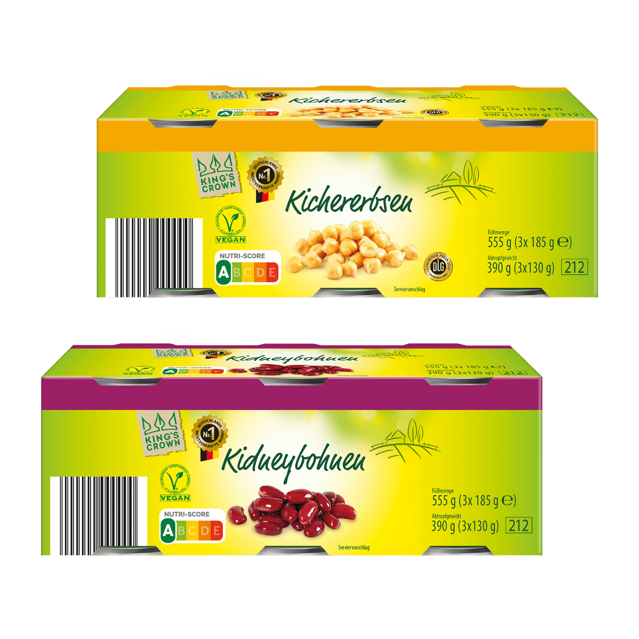 KING'S CROWN Mini-Pack Hülsenfrüchte günstig bei ALDI Nord