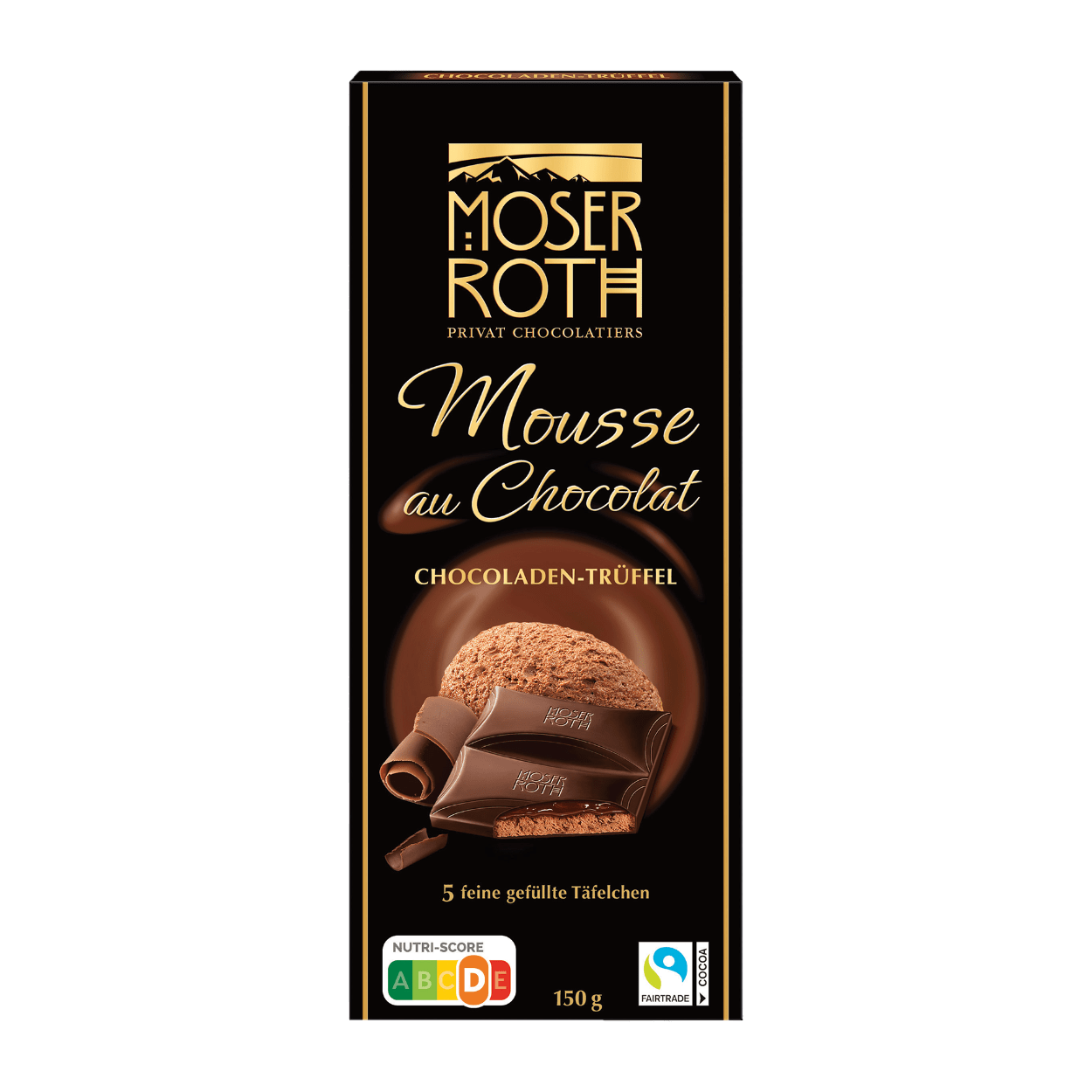 MOSER ROTH Mousse au Chocolat Tafeln – Sauerkirsch-Chili, Orange, Weiß ...