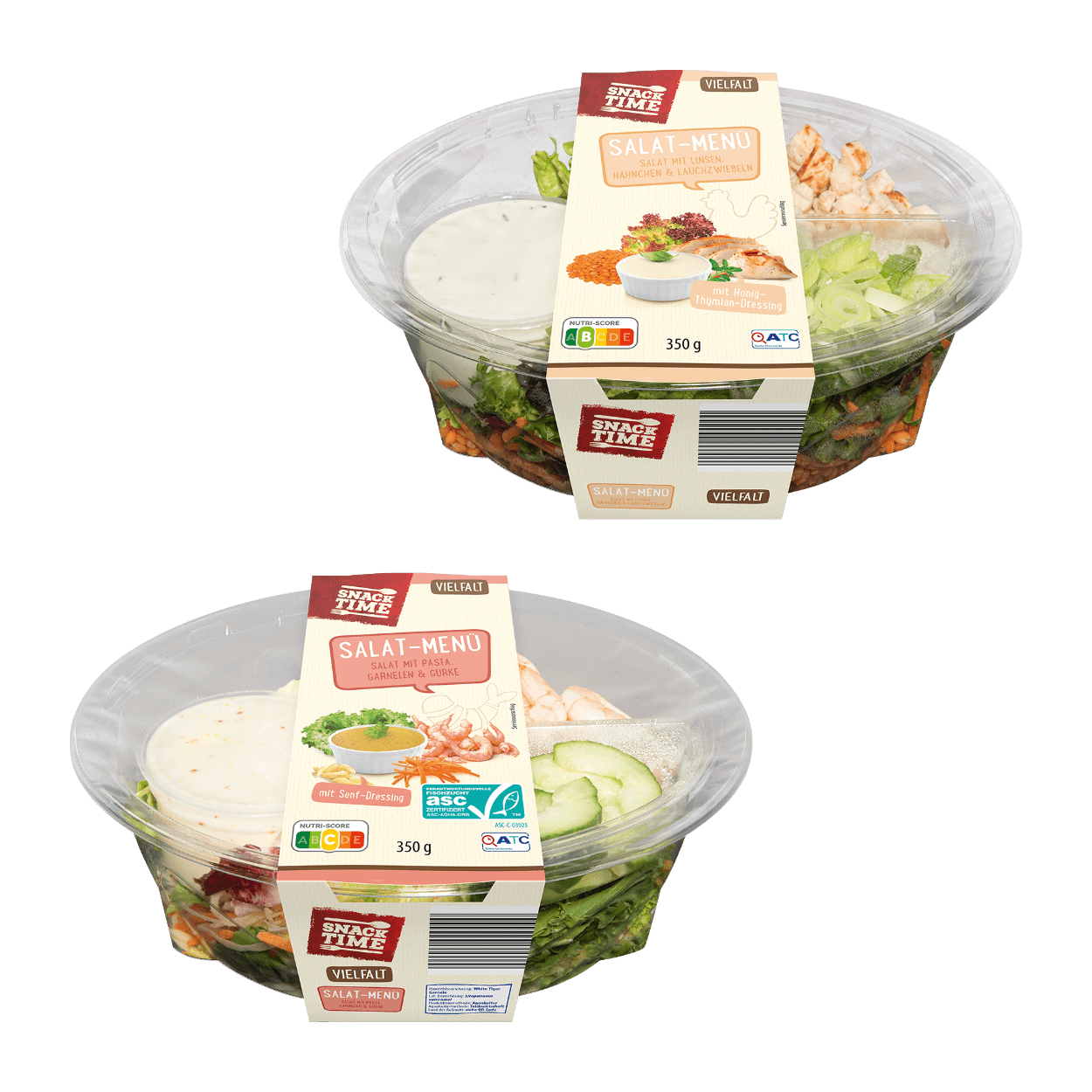 SNACK TIME Salat-Menü Vielfalt günstig bei ALDI Nord