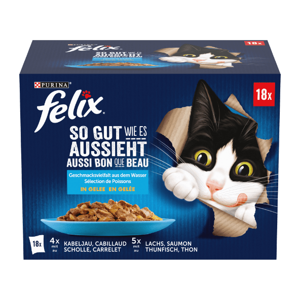 PURINA® Felix Geschmacksvielfalt in Gelee günstig bei ALDI Nord