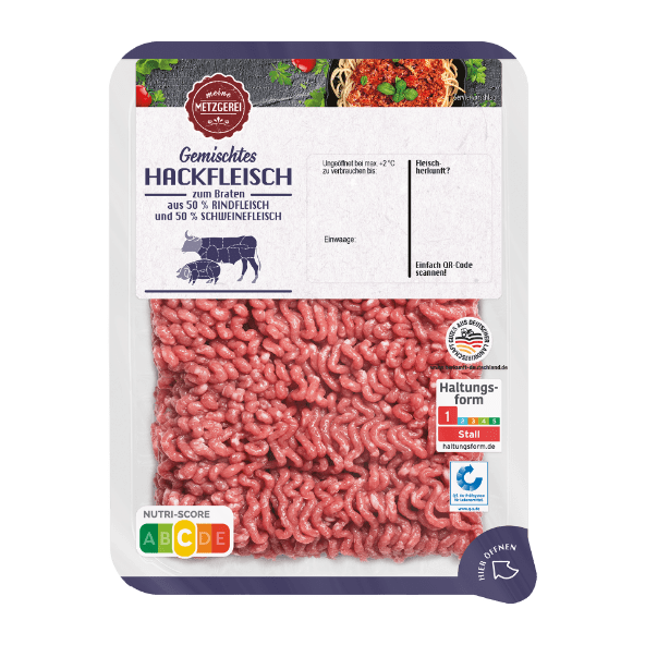 MEINE METZGEREI Gemischtes Hackfleisch günstig bei ALDI Nord