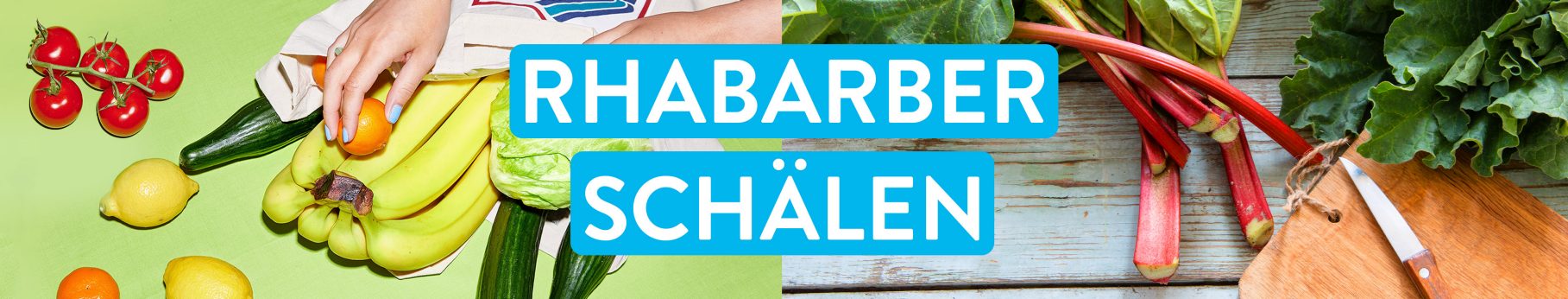 Rhabarber schälen | ALDI Nord Küchenhacks