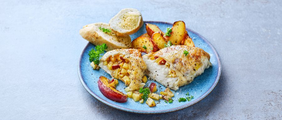Flat Chicken mit Nektarinen-Ingwer-Würzung – Rezepte von ALDI Nord