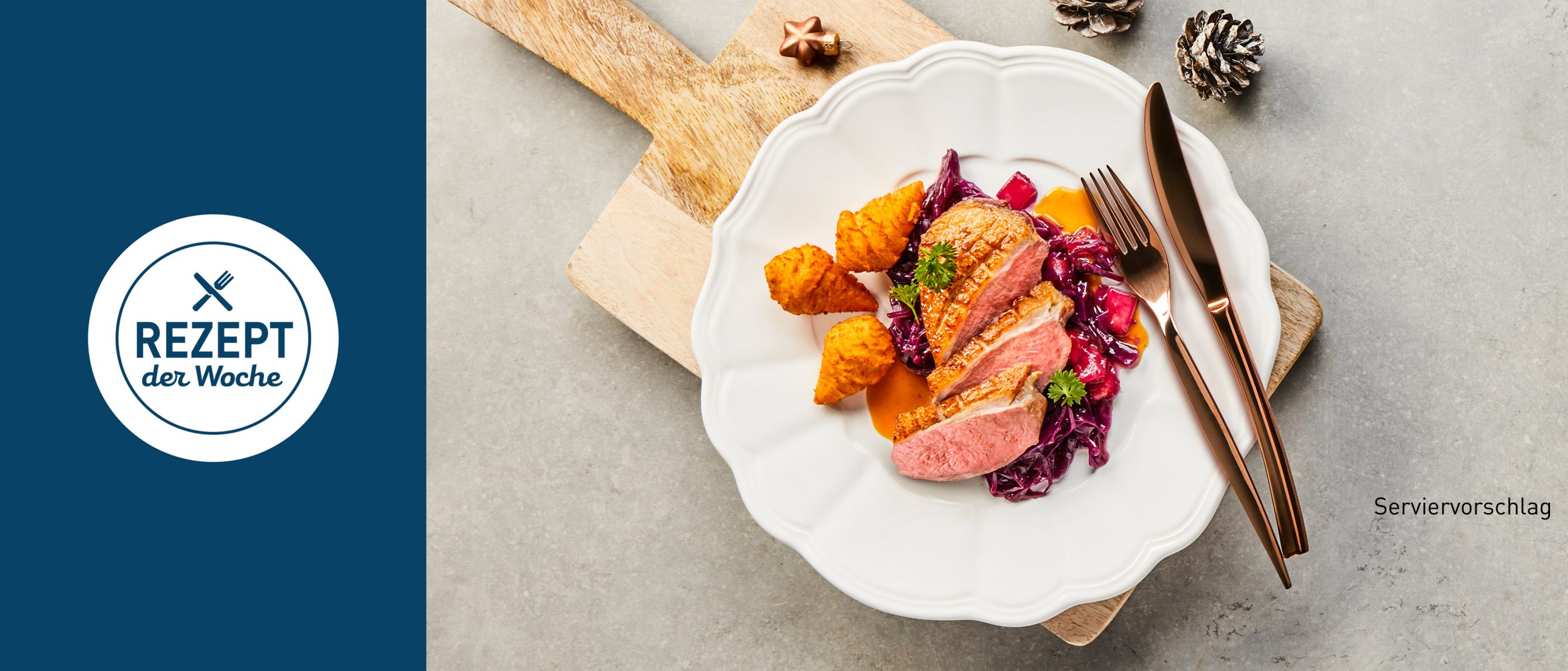 Entenbrust à l’Orange mit Kroketten und Mango-Rotkohl – Rezepte von ...