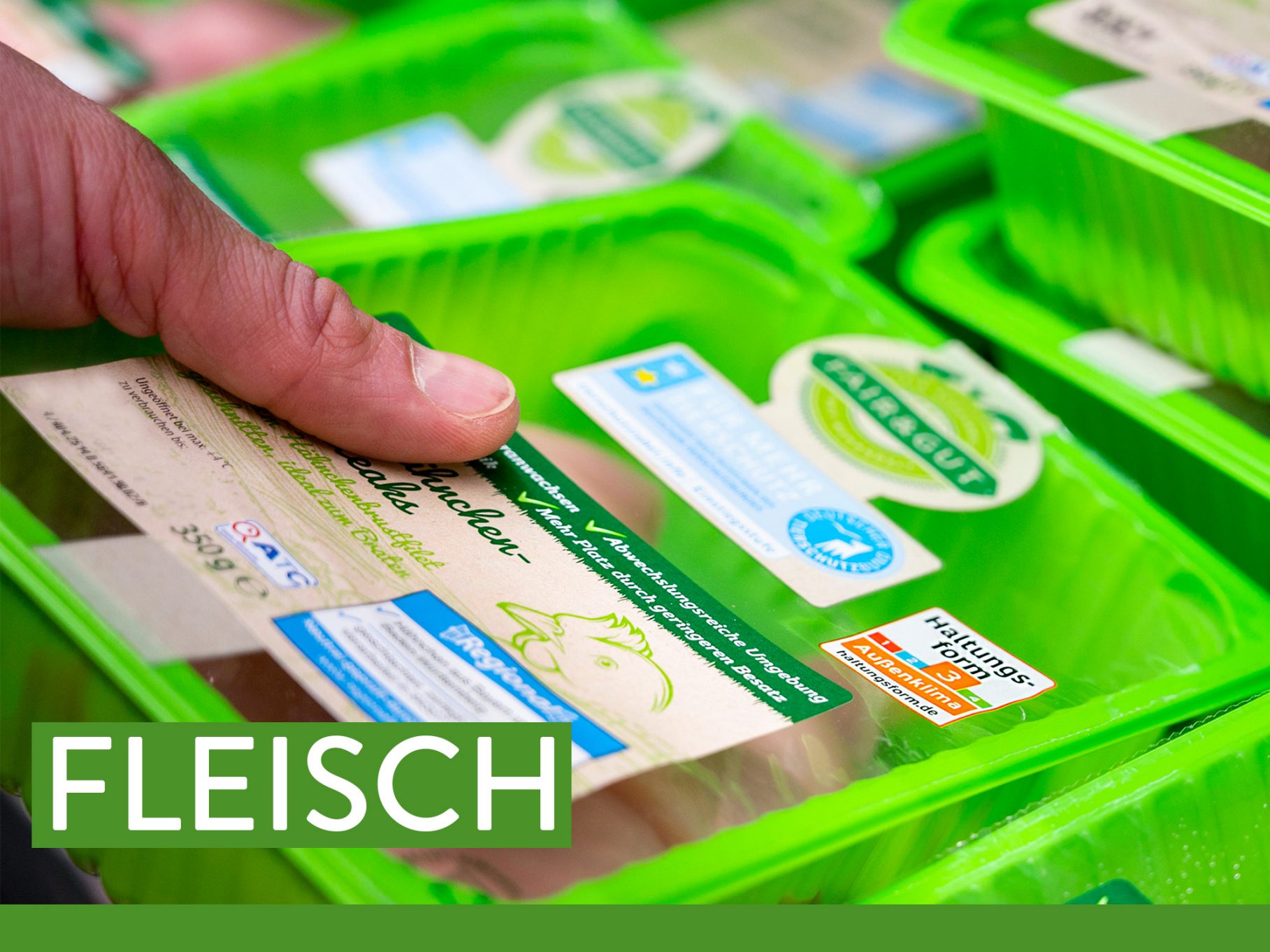 Unsere Haltung: Mehr Tierwohl!